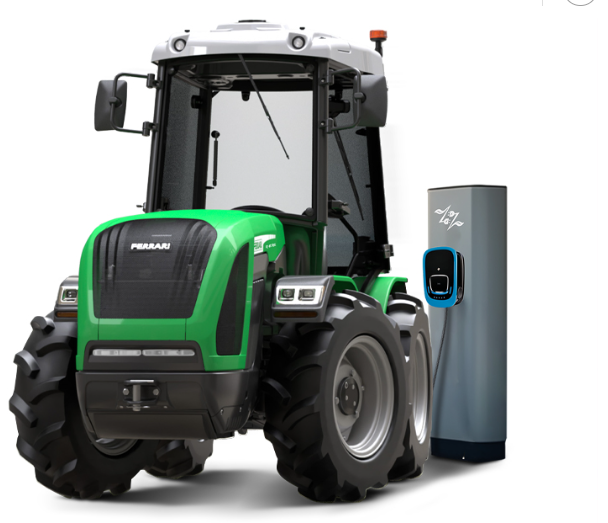 Ferrari e-Astral RS – 4WD Specialized Electric Tractor for Orchards and ...