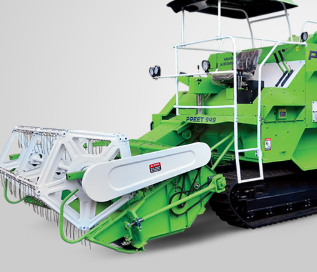 PREET 949 TAF Axial Flow Track Combine Harvester – 66 kW Multi-Crop ...