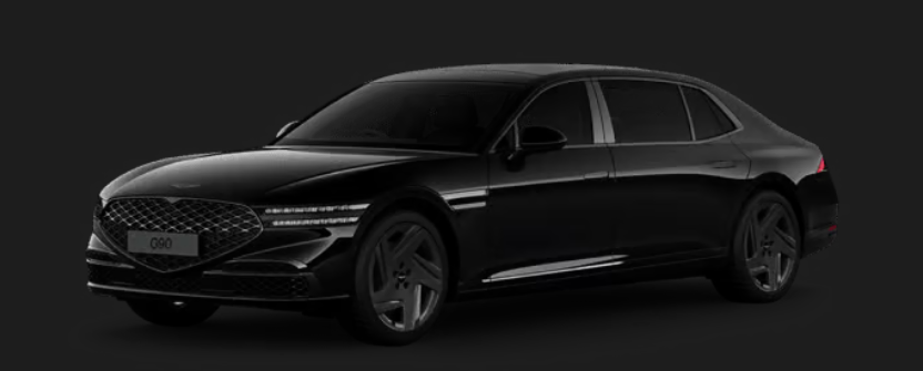 2025 Genesis G90 Long Wheel Base Black – Full-Size Luxury Sedan