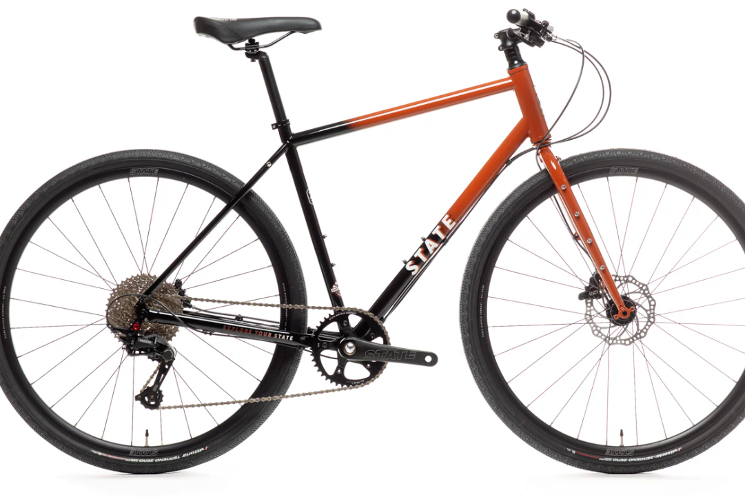 2025 State Bicycle Co. 4130 All-Road Flat Bar Rust Fade – Gravel Bike