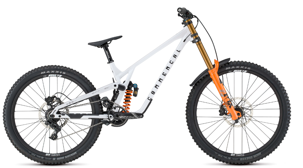 2026 Commencal Supreme DH V5 Signature Pure White – Downhill Bike