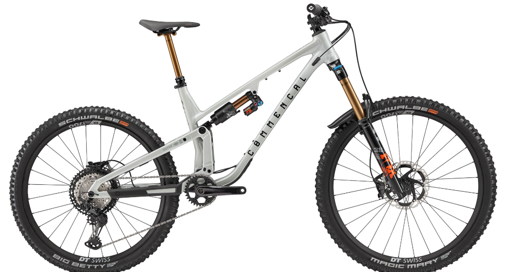 2025 Commencal Meta SX V5 Signature Clear Silver – Freeride Enduro Bike